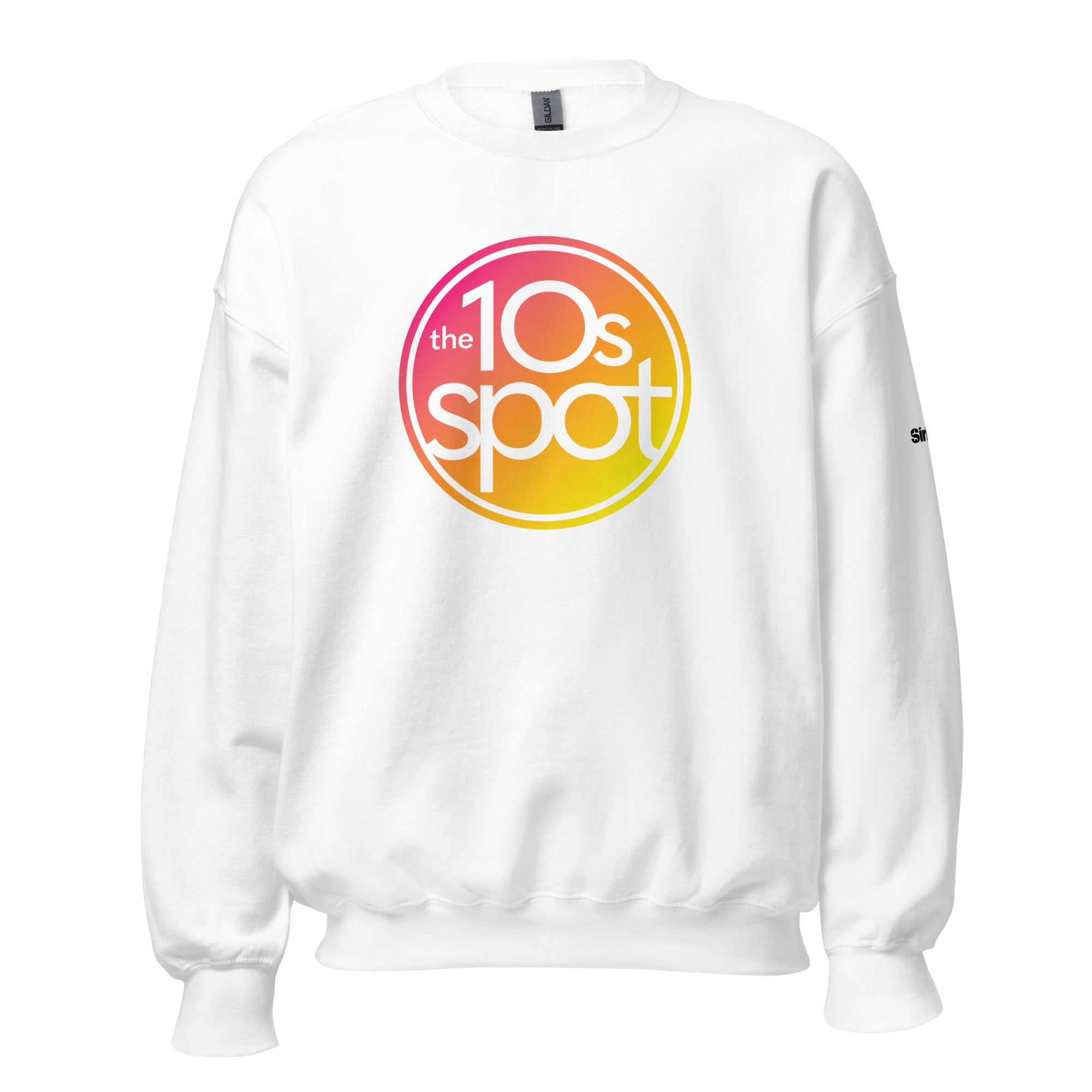 The 10s Spot: Sweatshirt (White) – Sirius XM Radio LLC