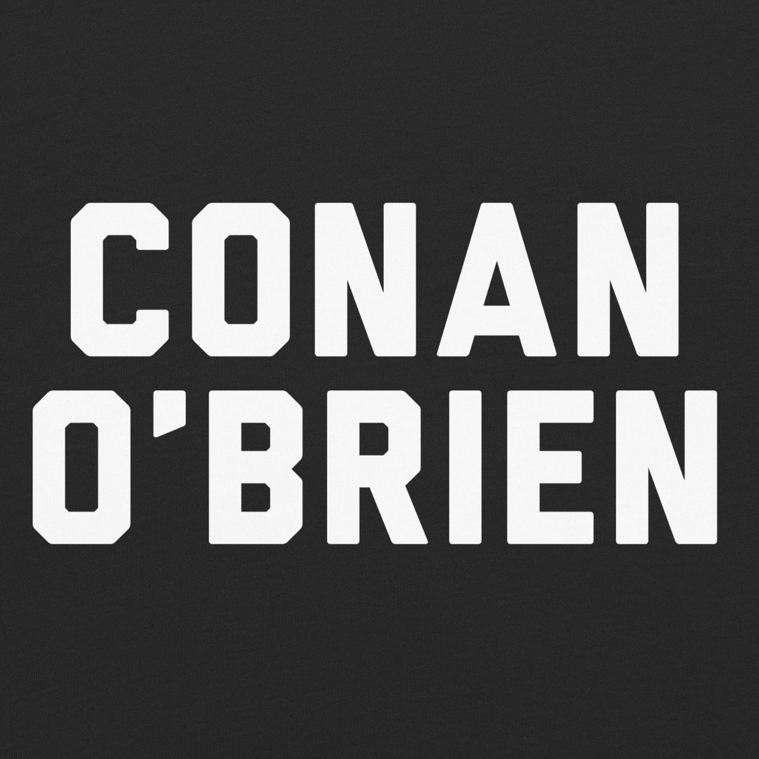 Conan O’Brien Needs A Friend: Name Plate Shirt - Black – Sirius XM ...
